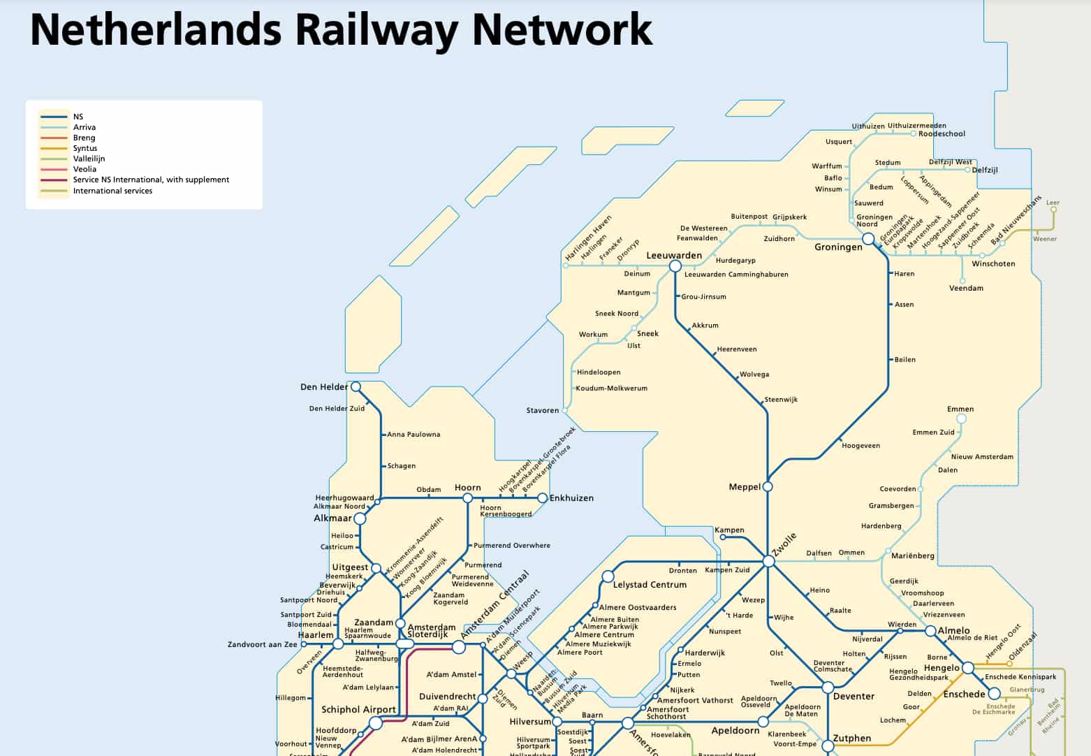 NS Trenes holandeses: curiosidades | NS Railway | NS Trains